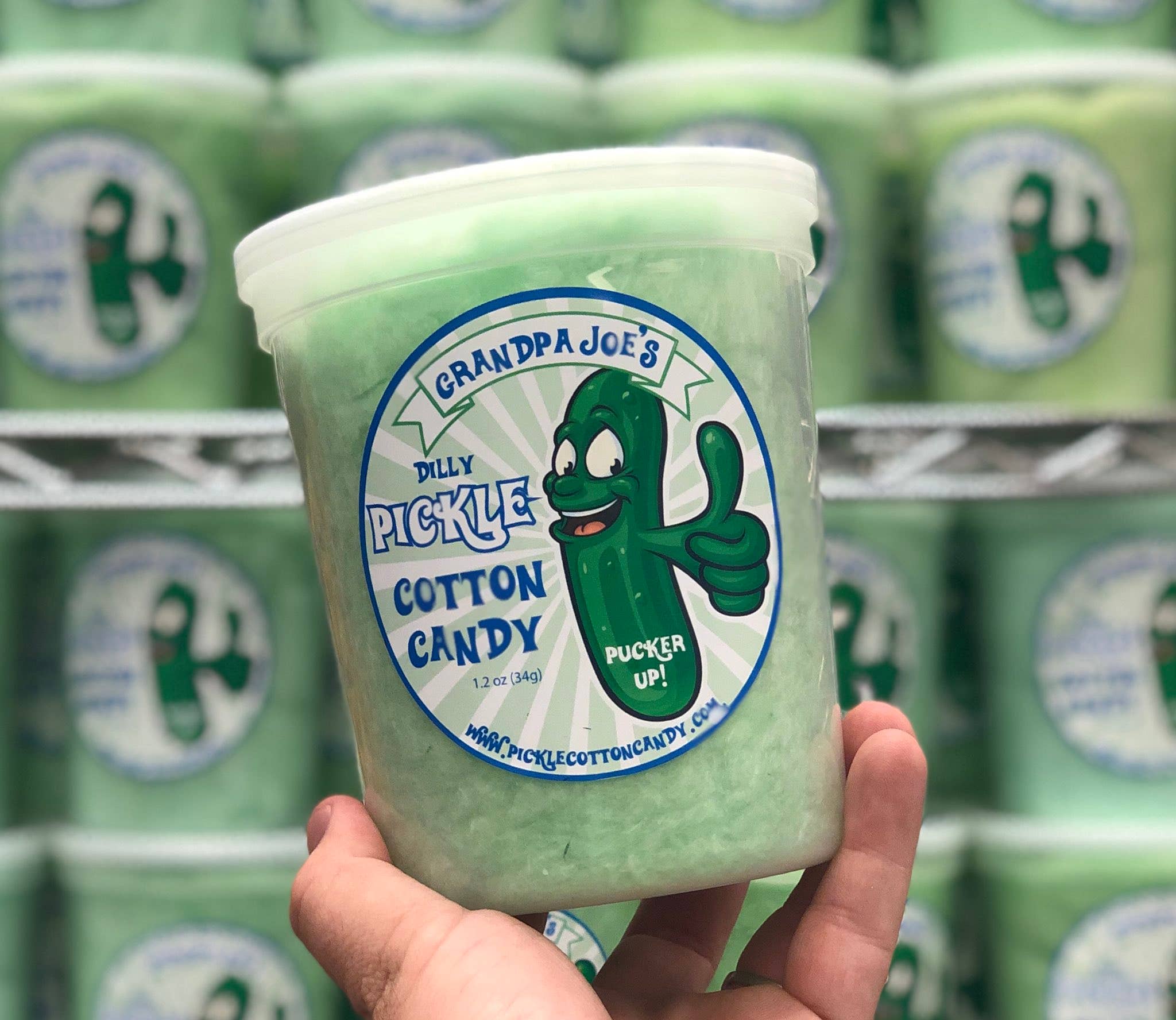 Dilly Pickle Cotton Candy, 1.2oz – Merrill Mischief