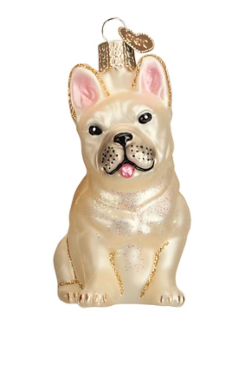 French Bulldog Ornament - Old World Christmas – Merrill Mischief